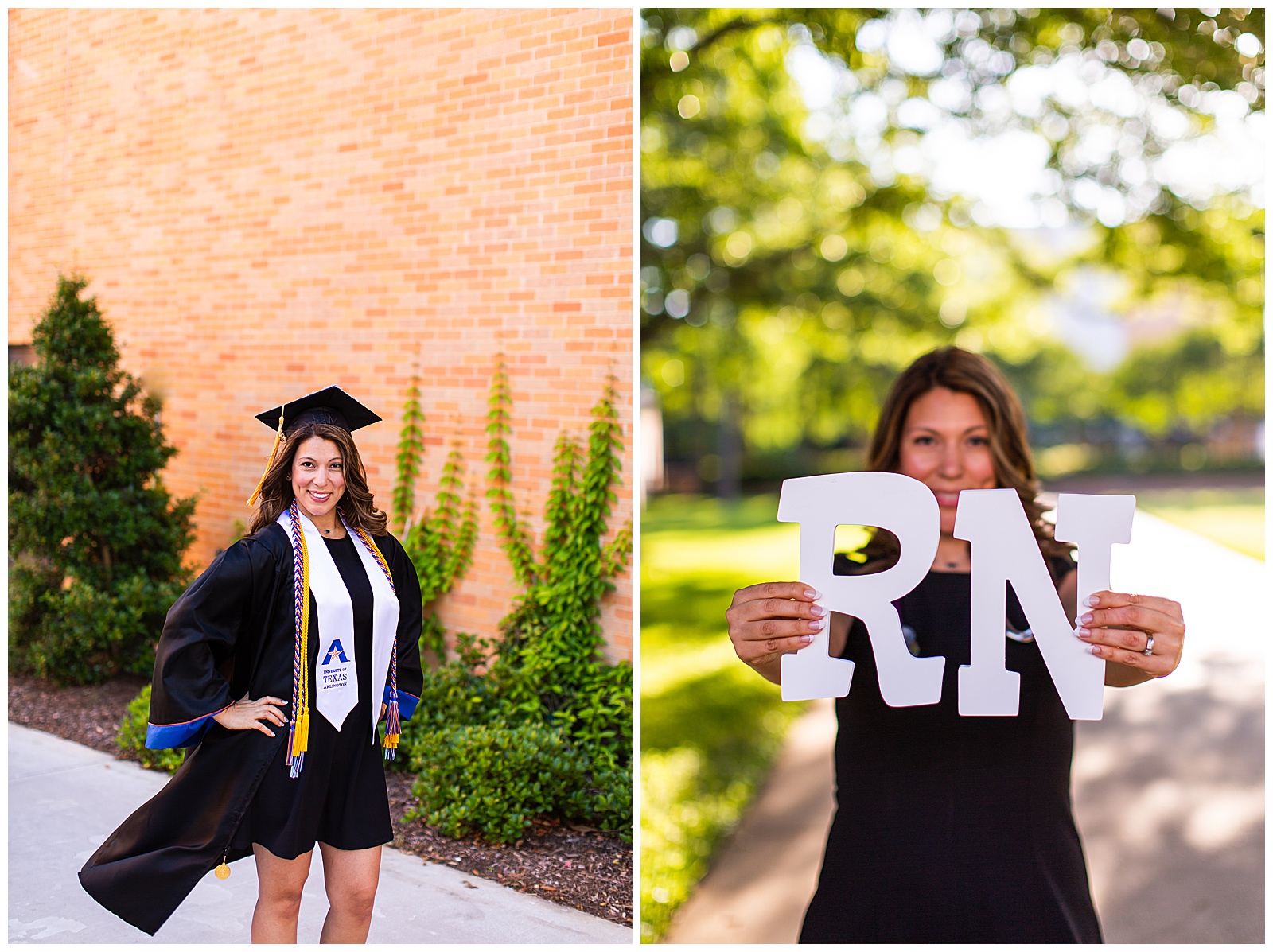 Erika | UTA Nursing Graduation Session | madelinecphotography.com